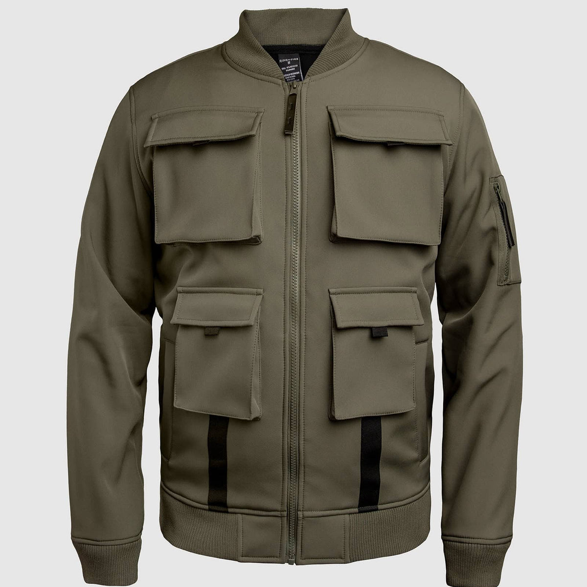 Men's Elnathan Fleece Utility Bomber Jacket - Ring Of Fire – Ring Of ...